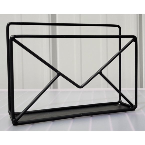 Horizon | Office | Black Finish Desktop Home Or Office Letter Mail ...